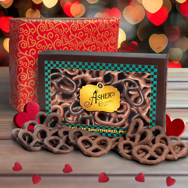 ASHER'S MILK & DARK PRETZEL, 14.6 OZ – Pennsylvania General Store